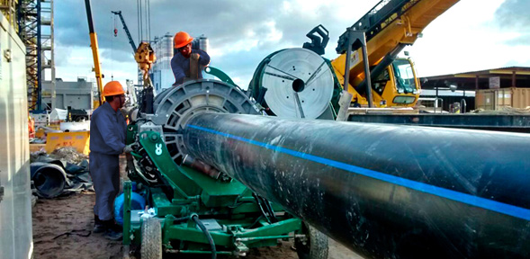 Types of joints for polyethylene pipe.